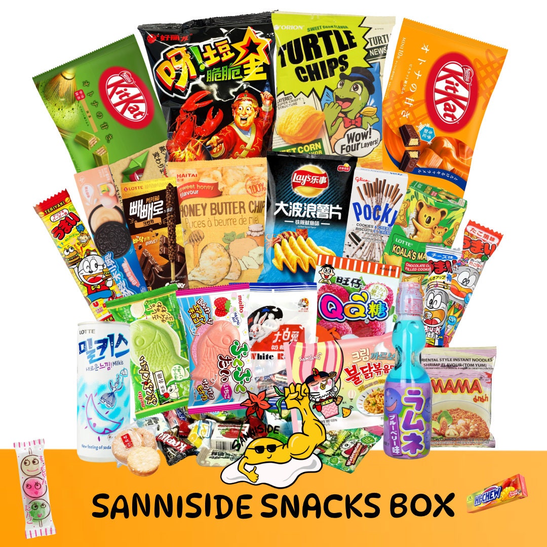 Asian Mystery Snacks Box Mega Assorted Surprise Goodies - Etsy