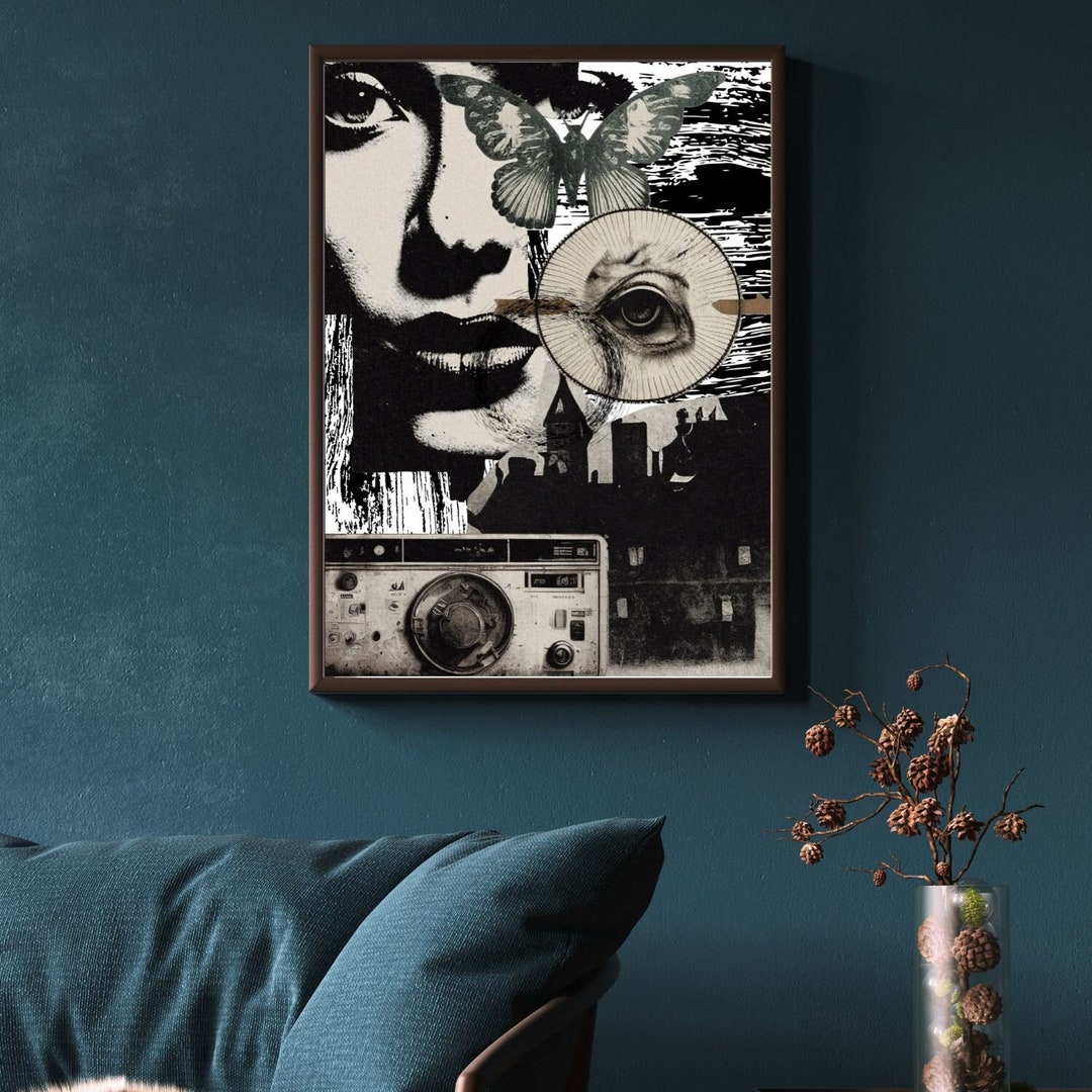 NEW Grunge-core Wall Art DIGITAL Print, Home Decor, Wall Prints Gothic ...