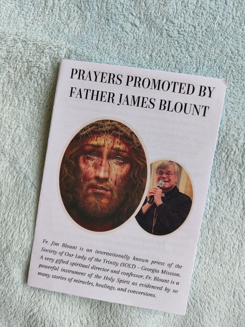75 Holy Cards With the Prayers Promoted by Fr. Jim Blount - Etsy