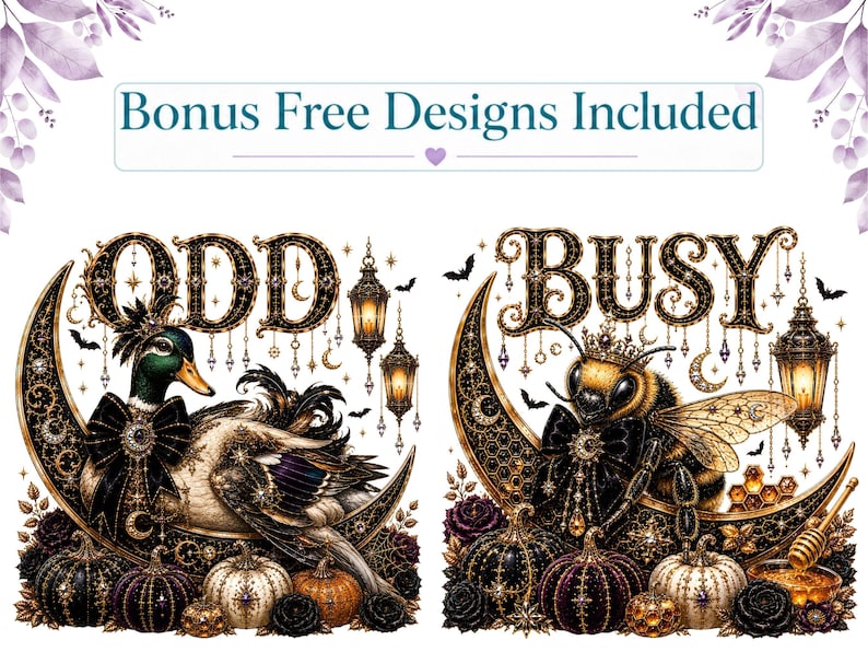 Halloween Funny Animal Quotes PNG Bundle 20 Designs, Celestial ...