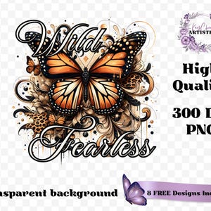 Inspirational Butterfly PNG, Monarch Butterfly PNG, Strong Woman Quote ...