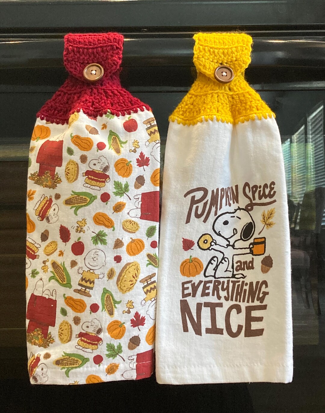Peanuts Snoopy and Charlie Brown Fall Fun Hand Towels - Etsy