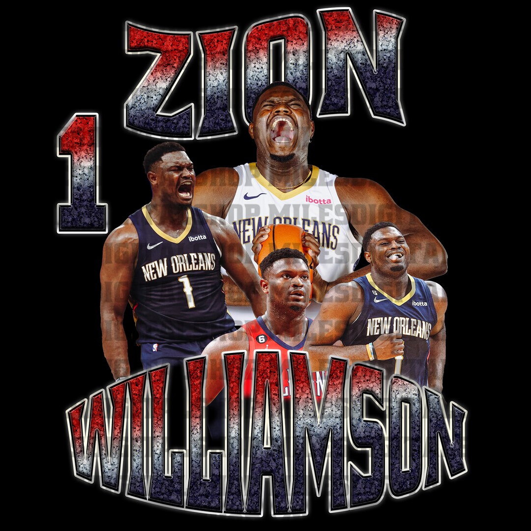 Zion Williamson Png, Zion Williamson T-shirt PNG Zion Williamson Png ...