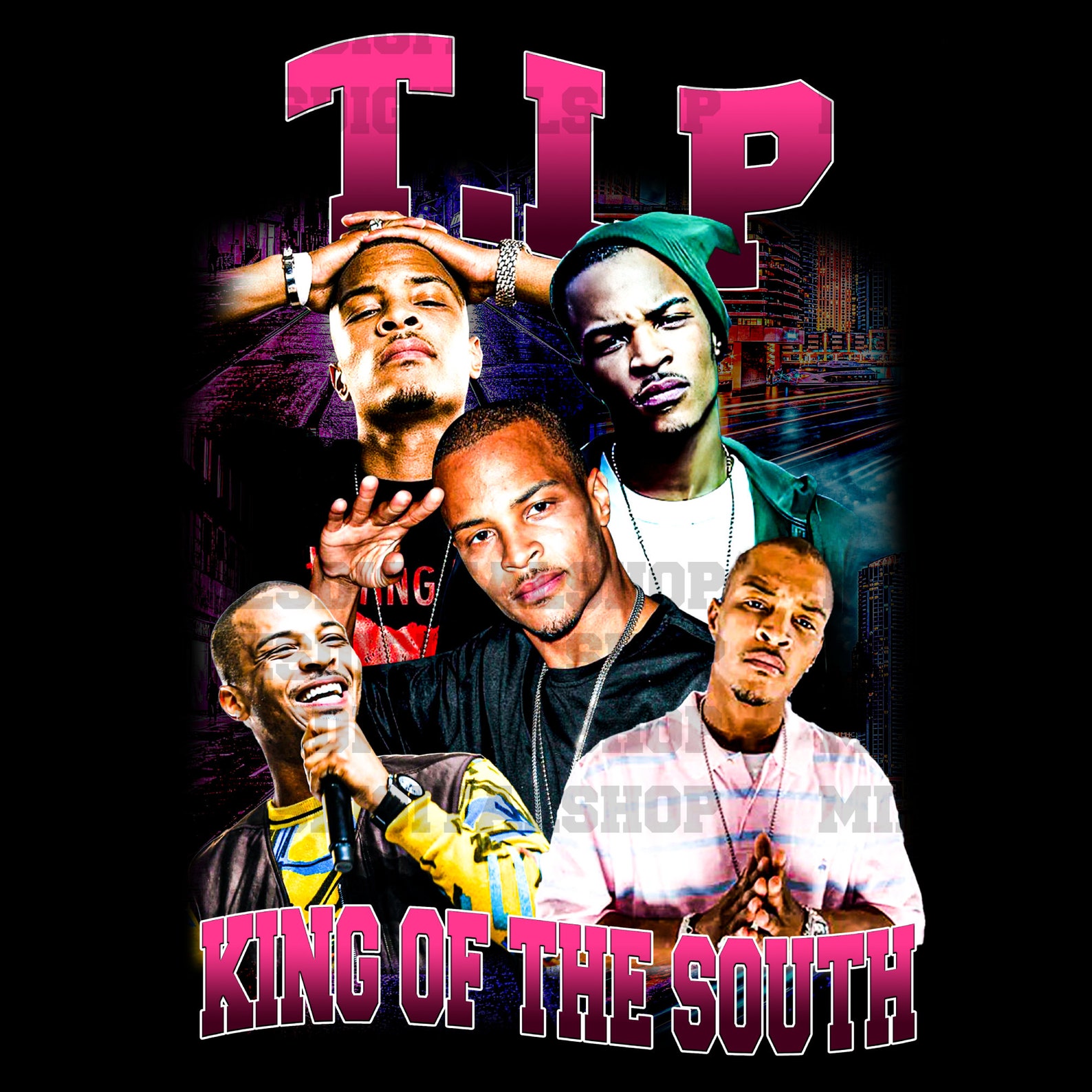 TI Rapper Png, TI Rapper T-shirt PNG Ti Png, Vintage Oversized Sport ...