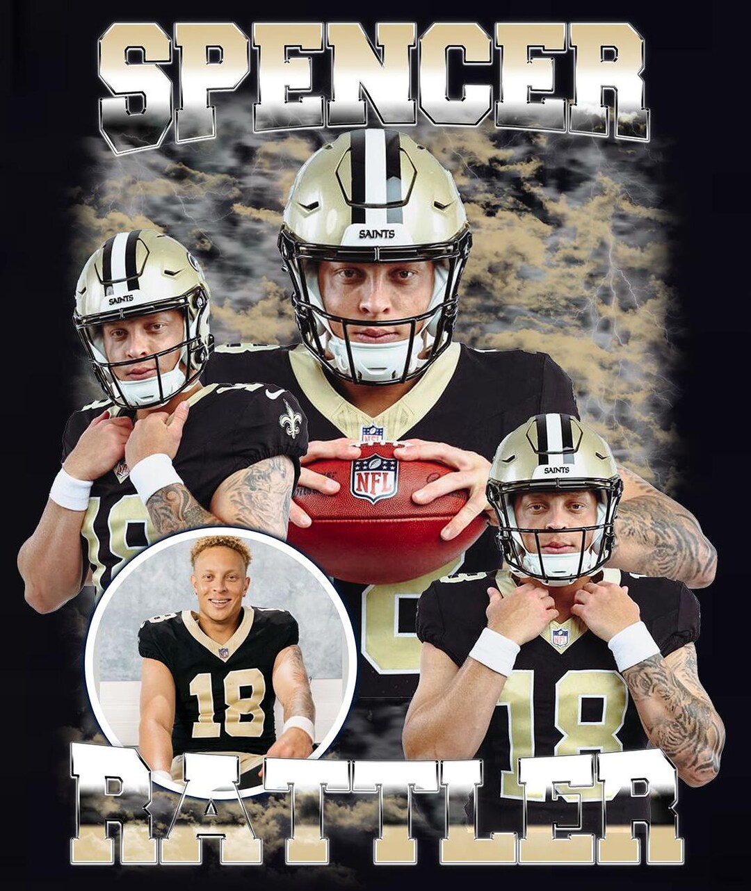 Spencer Rattler Png, Spencer Rattler T-shirt PNG Spencer Rattler Shirt ...