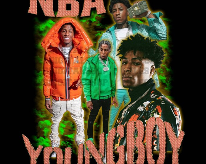 NBA Youngboy Vinyl Decal Rapper Sticker - Etsy