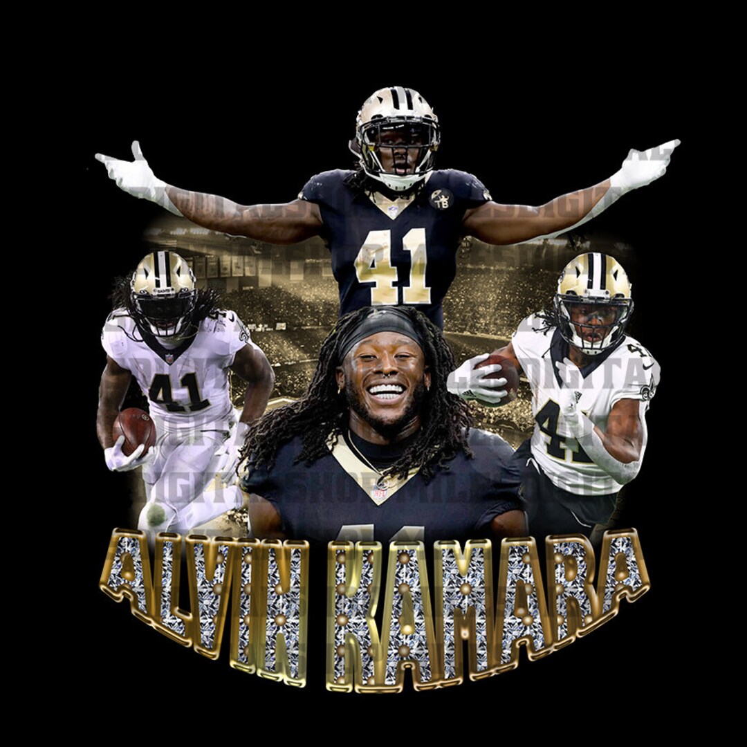 Alvin Kamara Png, Alvin Kamara T-shirt PNG Alvin Kamara Shirt, Vintage ...