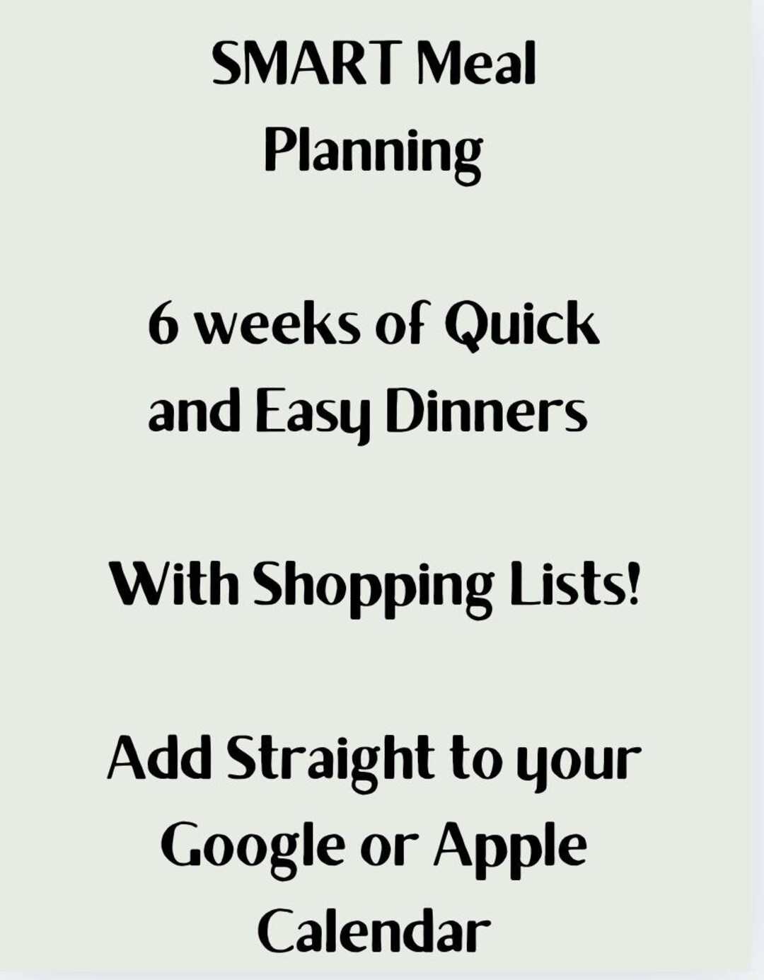 Budget- and Family-friendly Smart Meal Plan Integrates With Google or ...