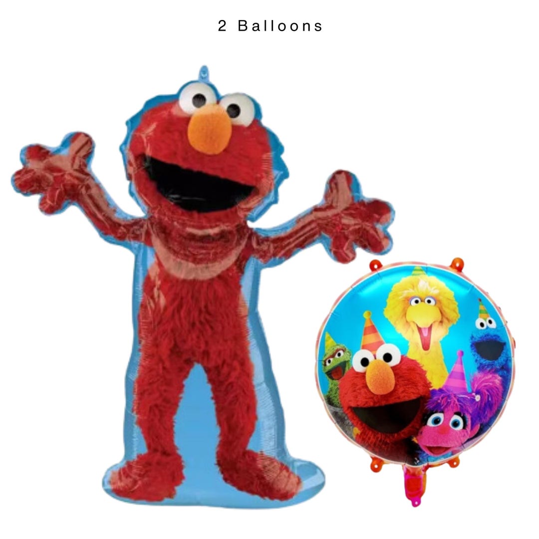 Elmo Balloons, Elmo Party, Sesame Street Party, Elmo Party Decor, Elmo ...
