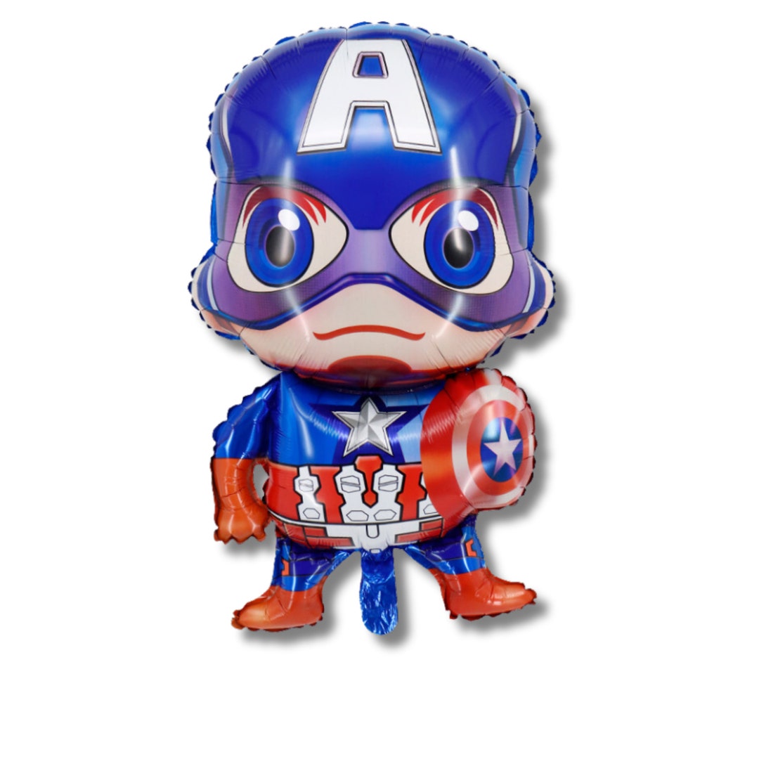 Captian America Balloon, Captain America, Captain America Party, Marvel ...