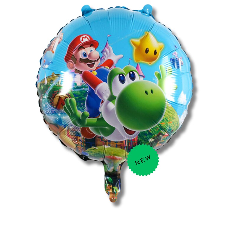 Mario Balloons - Etsy