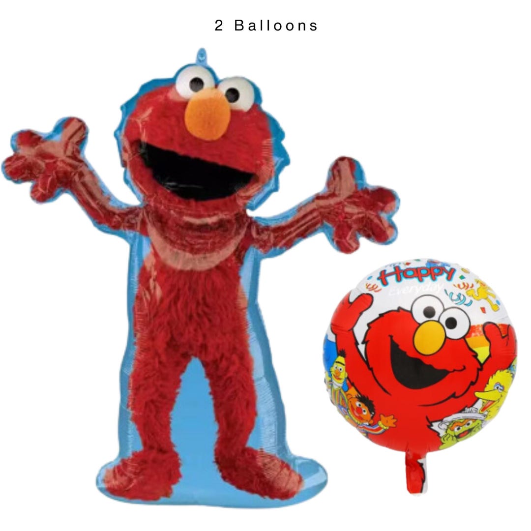 Elmo Balloons, Elmo Party, Sesame Street Party, Elmo Party Decor, Elmo ...
