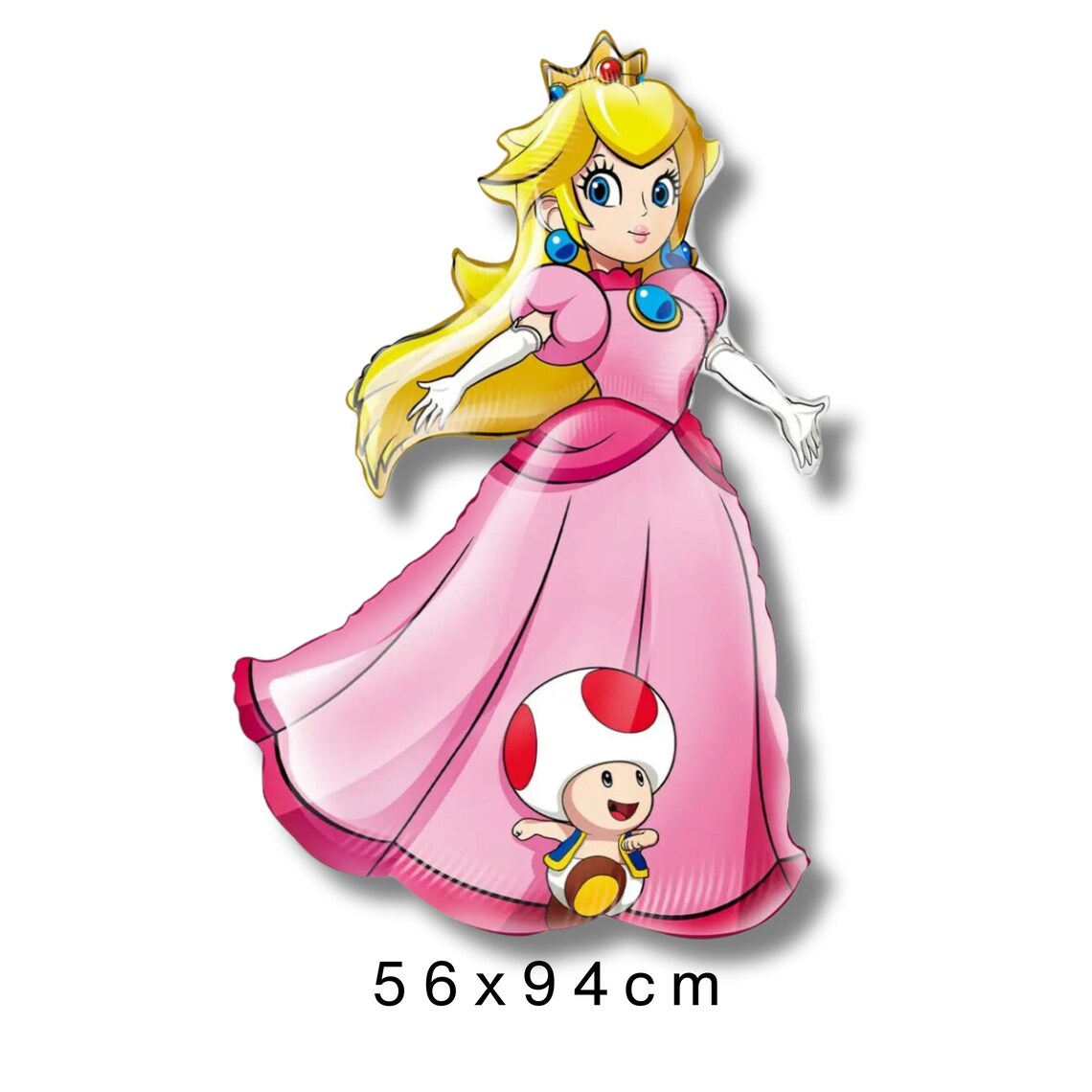 1 Super Mario Princess Peach Balloon Mario Party Supplies Birthday ...