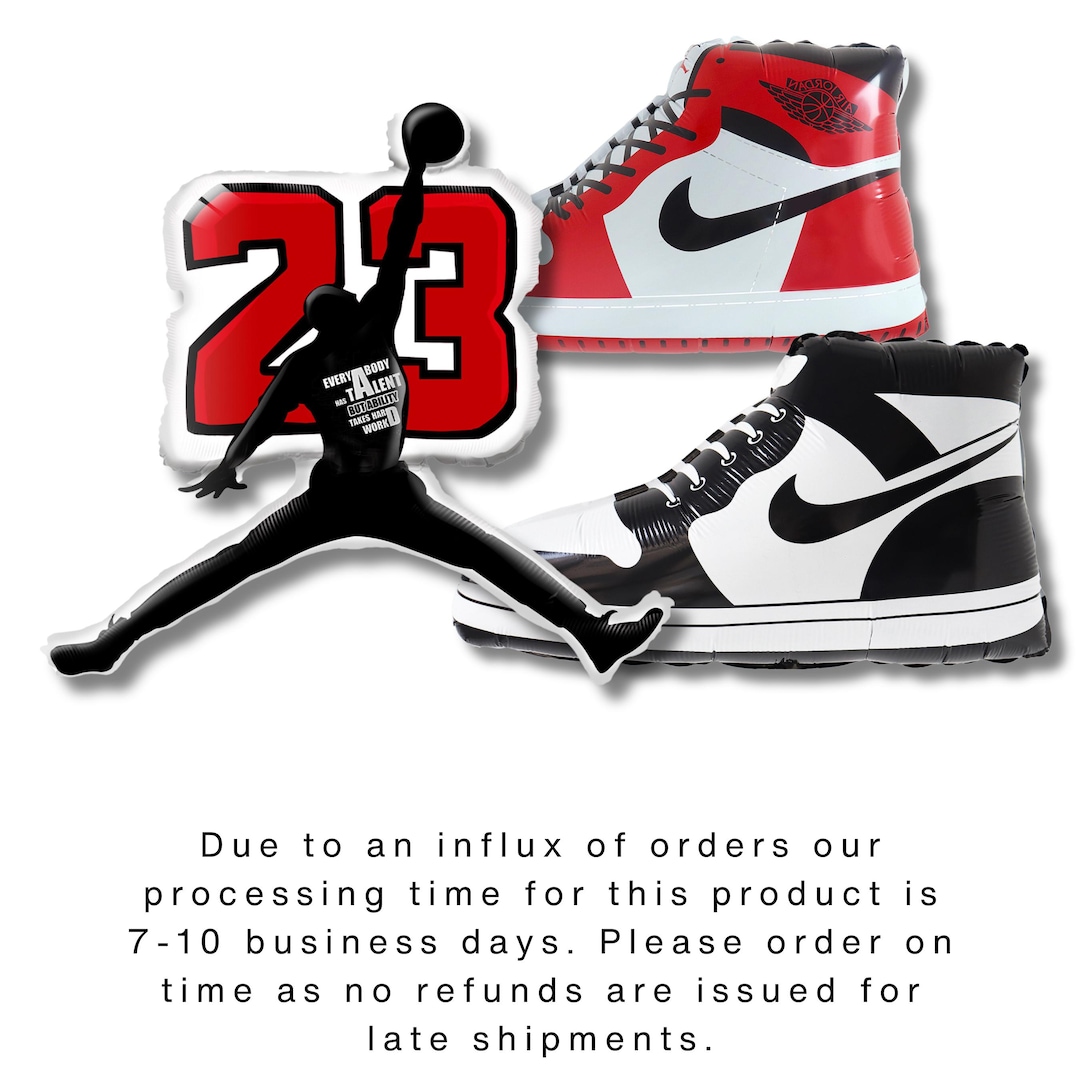 Shoe Balloon, Jordan Balloon, Basketball Party, Basketball Birthday ...