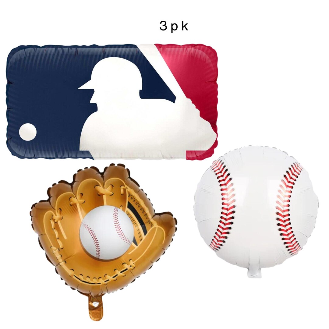 Baseball Balloons, MLB Party, Baseball Party Decor, Baseball Party ...