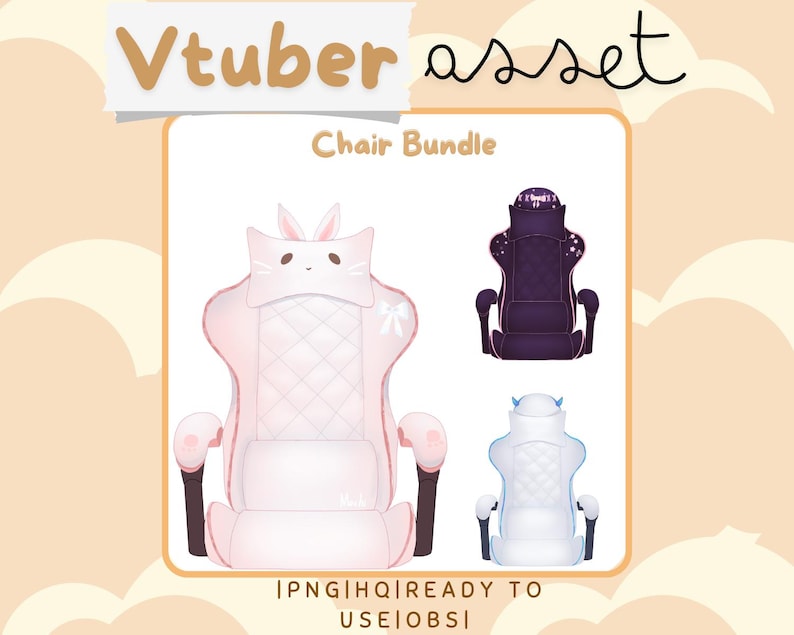 Vtuber Asset - Gaming Chair - Vtube Studio - Etsy
