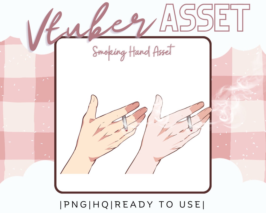 Vtuber Asset - Smoke - Prop Multiple Skin Tones - Accessory Overlay ...
