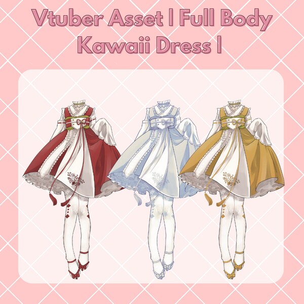 Vtuber Asset Dress - Etsy Australia