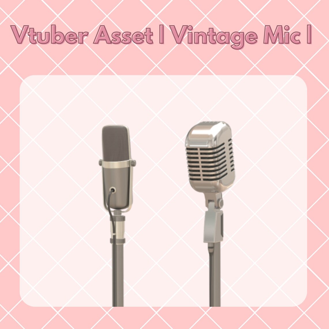 Vtuber Asset Vintage Mic - Etsy