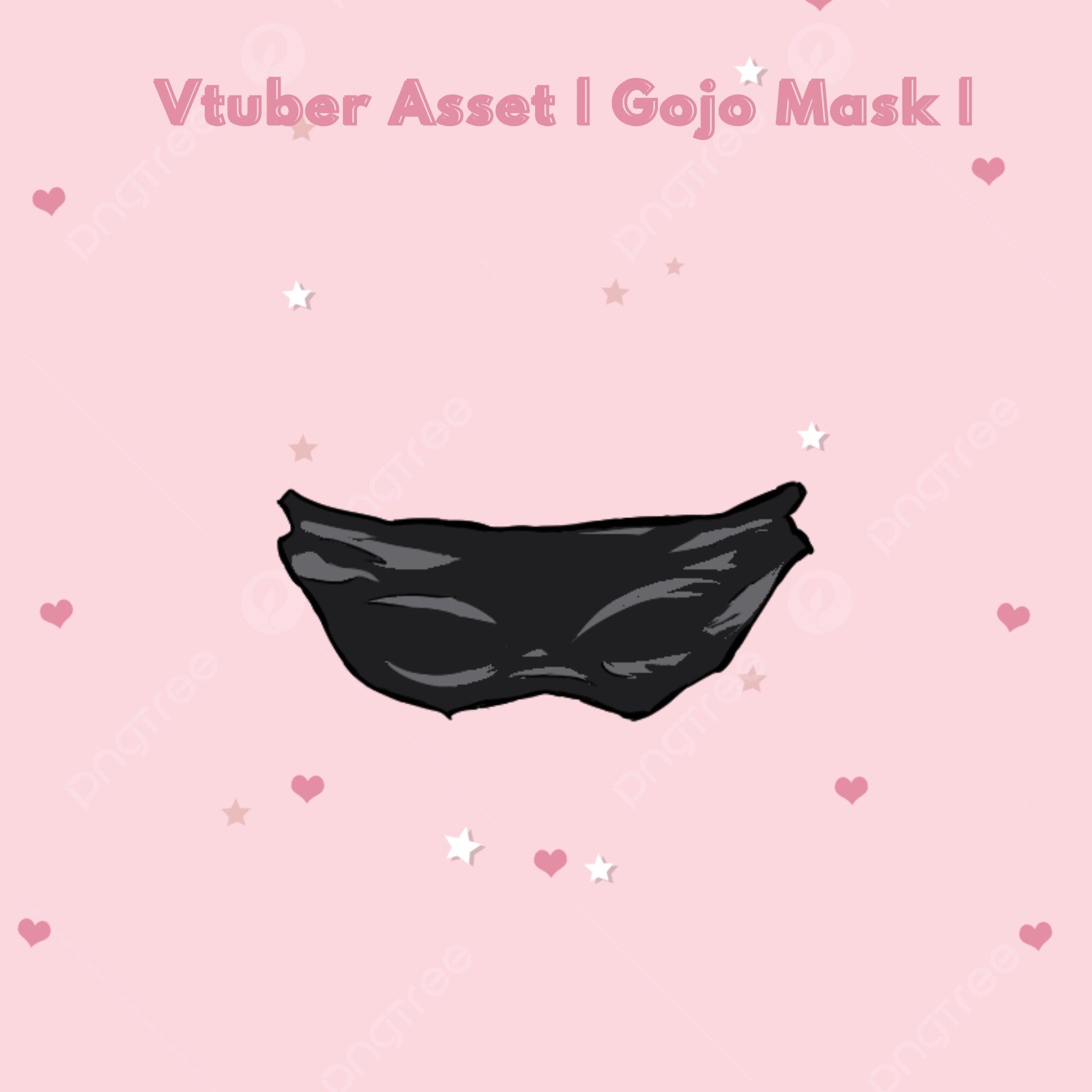 Vtuber Asset Gojo Mask Asset - Etsy