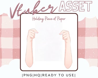 Vtuber Asset Holding Chopsticks Hand Assets Compatible in Vtube Studio ...