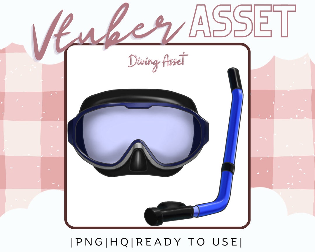 Vtuber Asset Snorkling Set Swimming Summer Gaming Twitch - Etsy