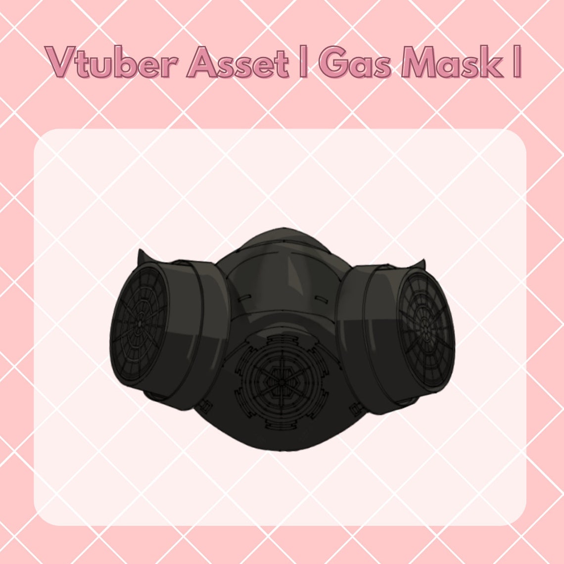 Vtuber Asset Gas Mask (Instant Download) - Etsy