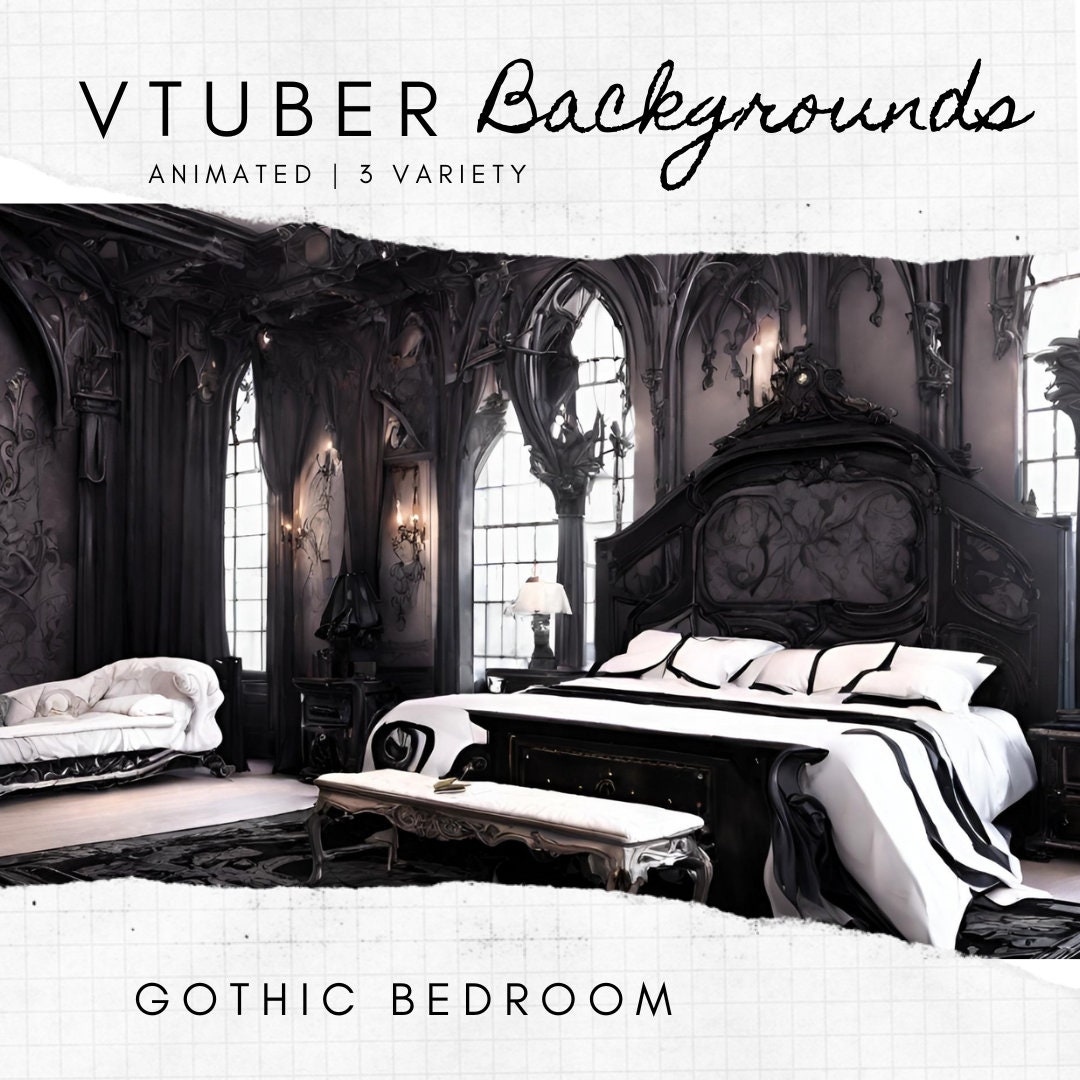 Animated Background for Vtuber Twitch Overlay Gothic Ambience Dark ...