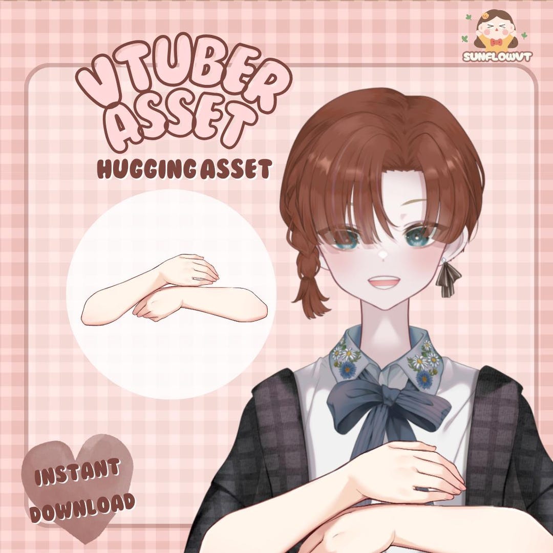 Hugging Arms | Vtuber Asset | Hand Accessory for Live2d - Etsy