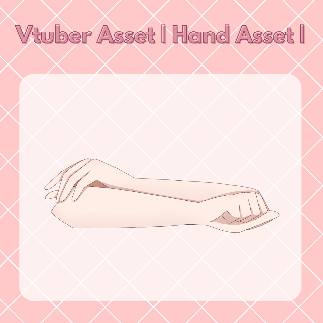 Vtuber Asset Hand Asset Crossed Hands - Etsy