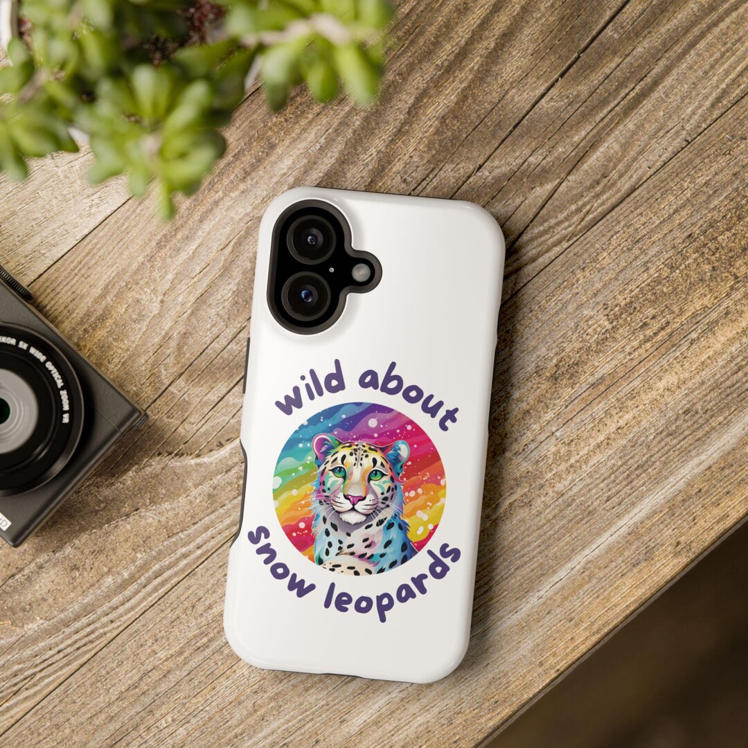 Wild About Snow Leopards iPhone 16 Case / Magsafe for iPhone Models 16 ...