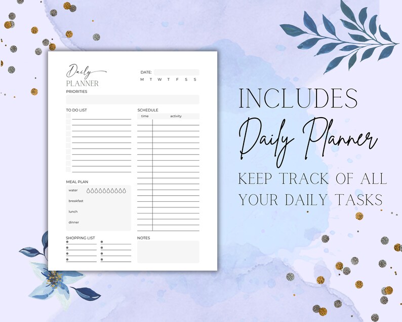 Printable Calendar 2023 2024, Horizontal Minimalist, Daily Planner ...