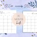 Printable Calendar 2023 2024, Horizontal Minimalist, Daily Planner ...
