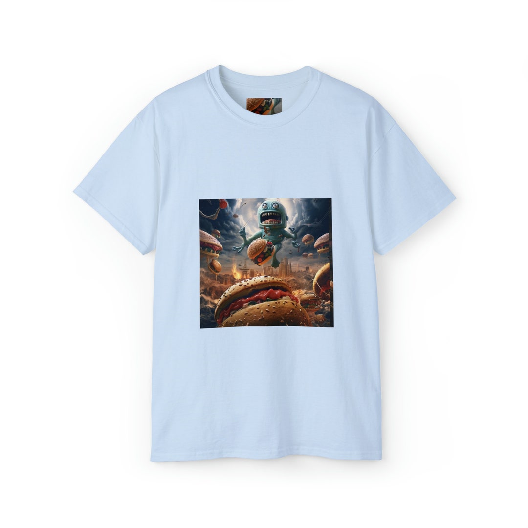Alien Invades Earth for Our Junk Food Unisex Ultra Cotton Tee - Etsy