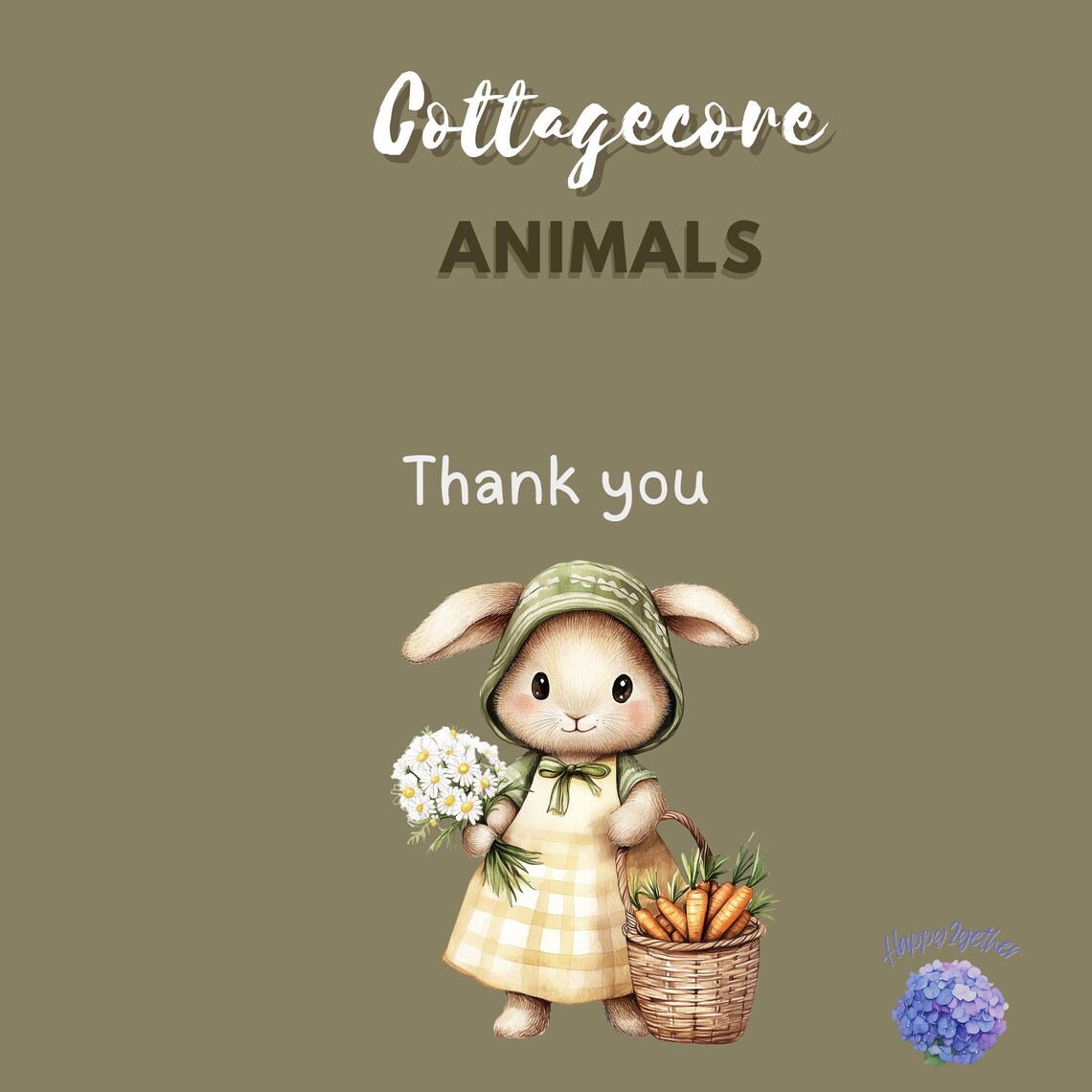 28 Cottagecore Animal Pngs ,watercolor Creature Digital Download for ...