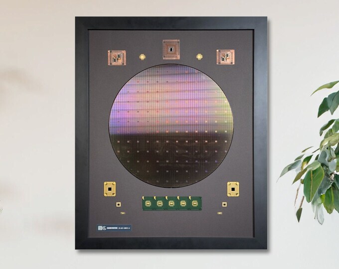 300mm (12 Inch) Silicon Wafer - Master Collection Framed Silicon Wafer ...