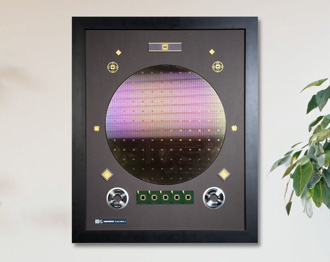 300mm (12 Inch) Silicon Wafer - Master Collection Framed Silicon Wafer ...