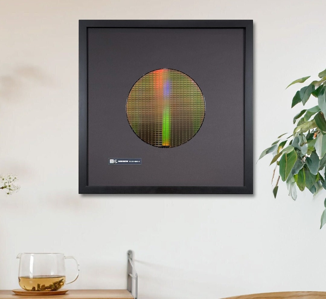 Silicon Wafer 200 Mm 8 Inch Single Collection Framed - Etsy
