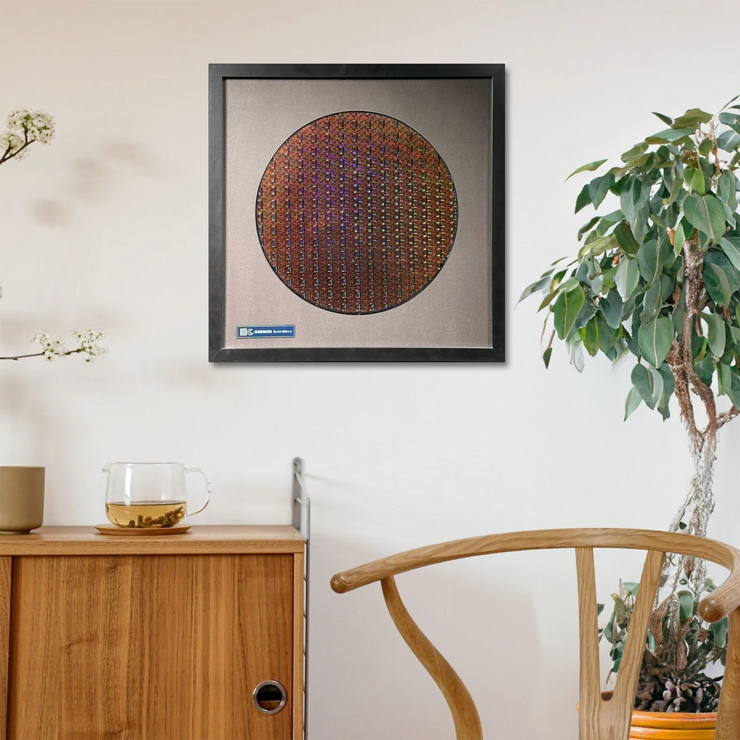 Rare 300 Mm 12 Inch Single Collection Framed Silicon Wafer - Etsy