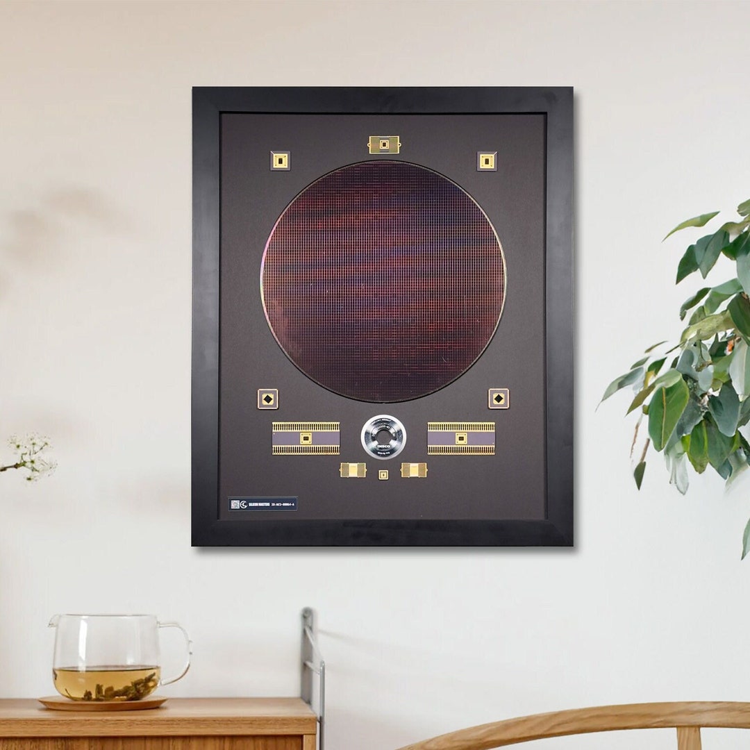 300mm 12 Inch Silicon Wafer Master Collection Framed Silicon Wafer With ...