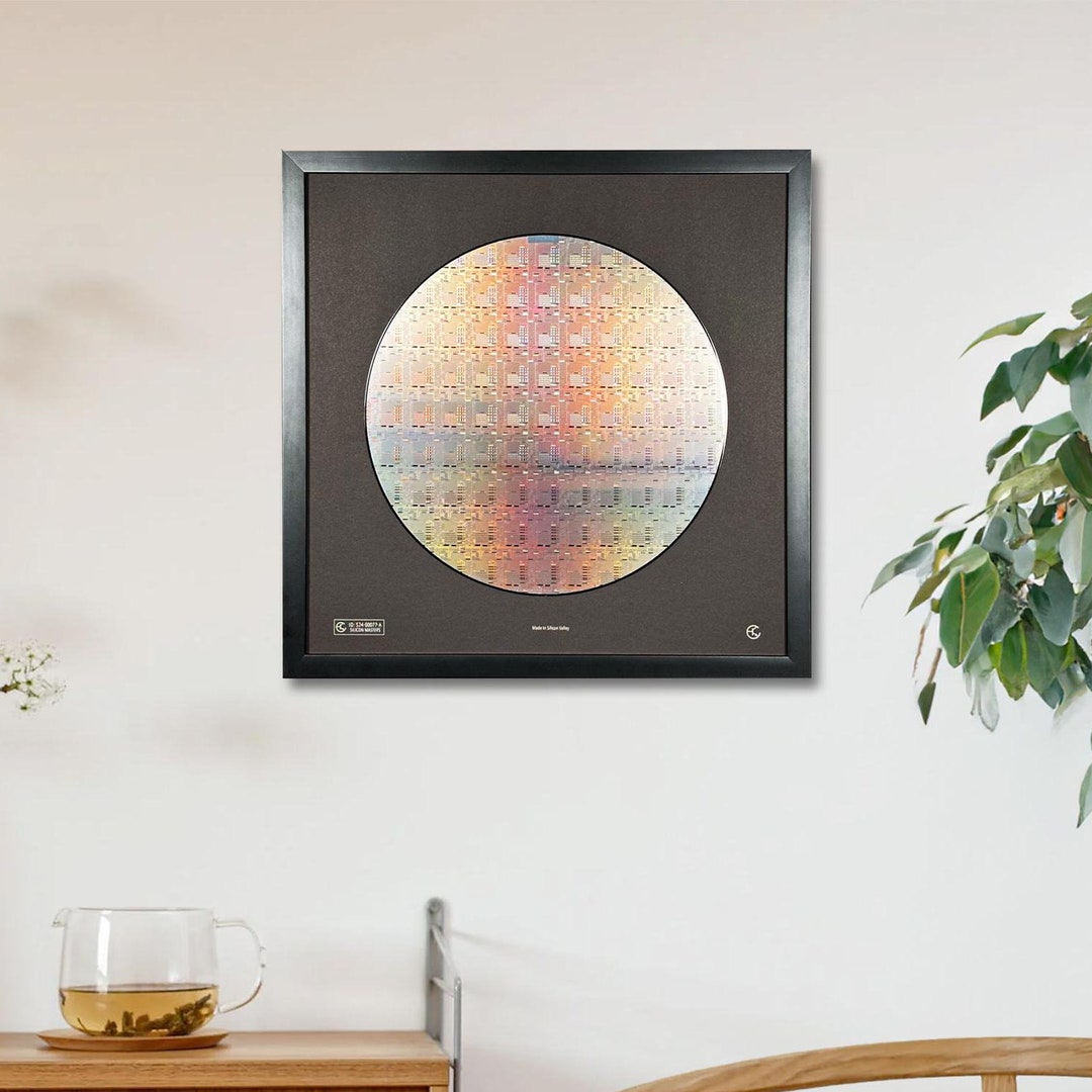 Silicon Wafer 300 Mm 12 Inch Single Collection Framed Silicon Wafer ...