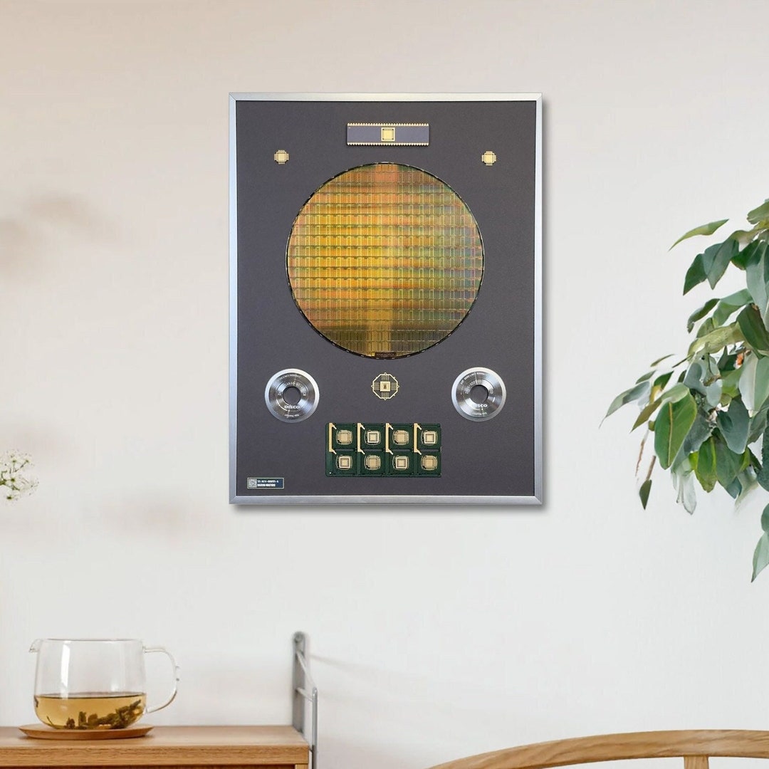 200mm 8 Inch Silicon Wafer Master Collection Framed Silicon Wafer With ...