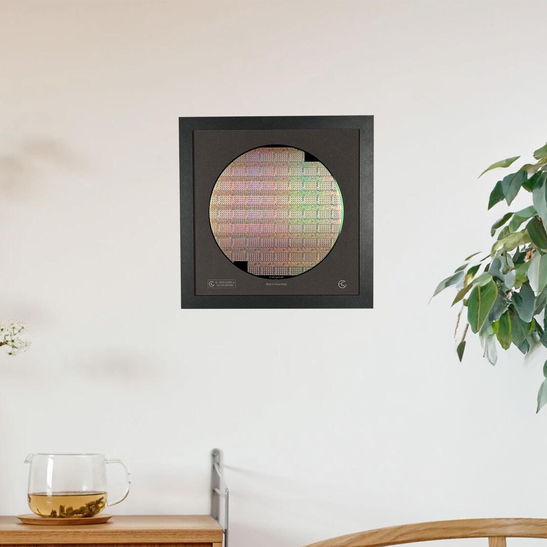 Silicon Wafer 200 Mm 8 Inch Single Collection Framed Silicon Wafer ...