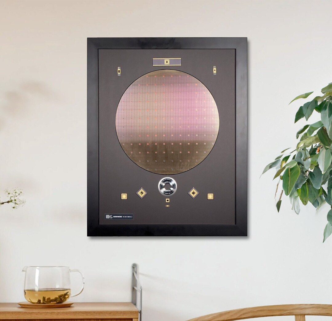 300mm (12 Inch) Silicon Wafer - Master Collection Framed Silicon Wafer ...