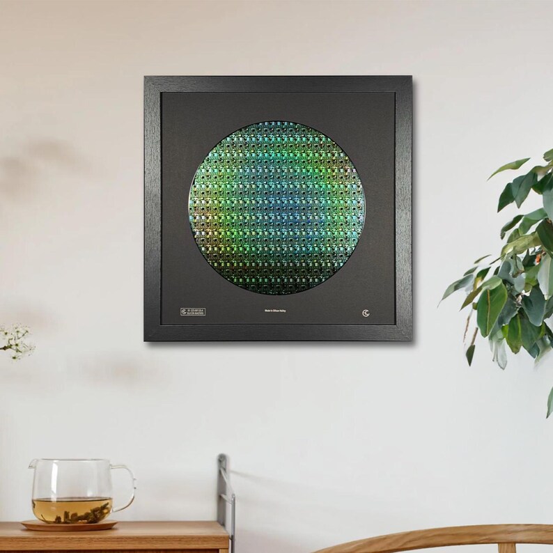 Framed 300mm Silicon Wafer: Rare Tech Display - Etsy