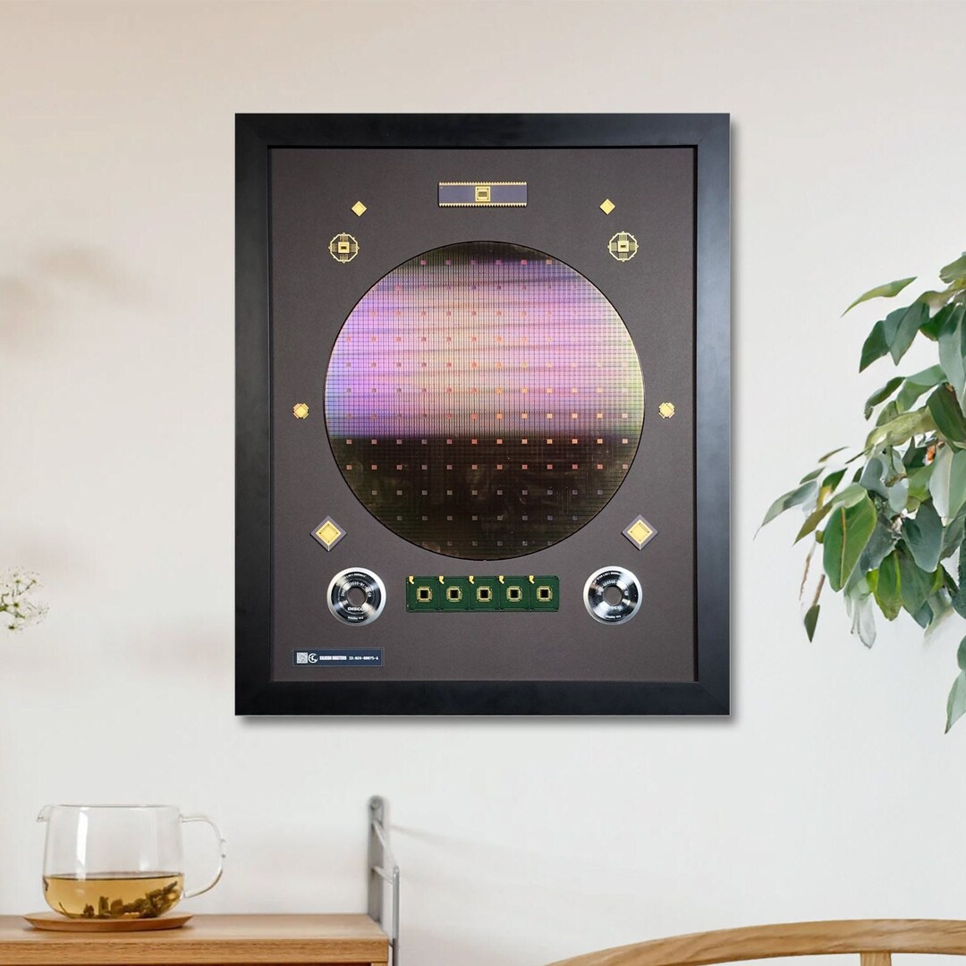 300mm 12 Inch Silicon Wafer Master Collection Framed Silicon Wafer With ...