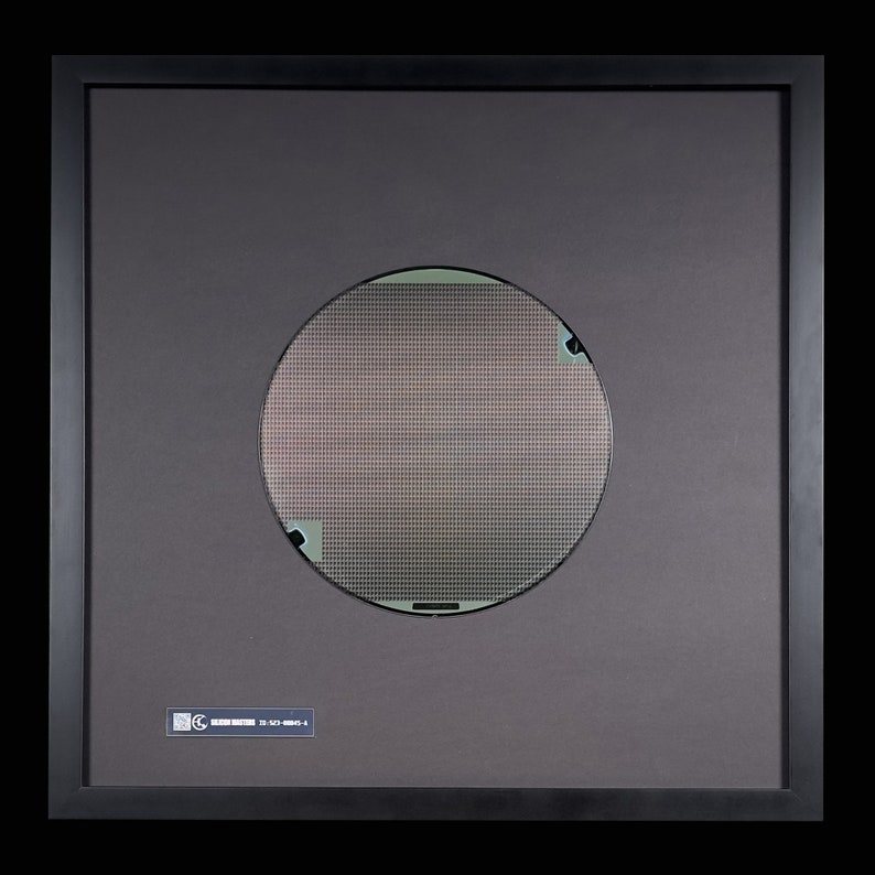 Silicon Wafer 200 Mm 8 Inch Single Collection Framed - Etsy