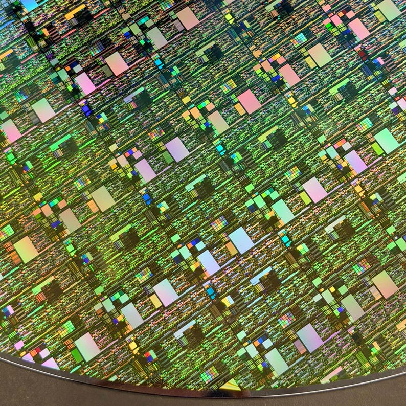 Framed 300mm Silicon Wafer: Rare Tech Display - Etsy