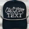 Glam Camo Trucker Hat Unique Custom With Bling | Junk Hat| Streetwear ...