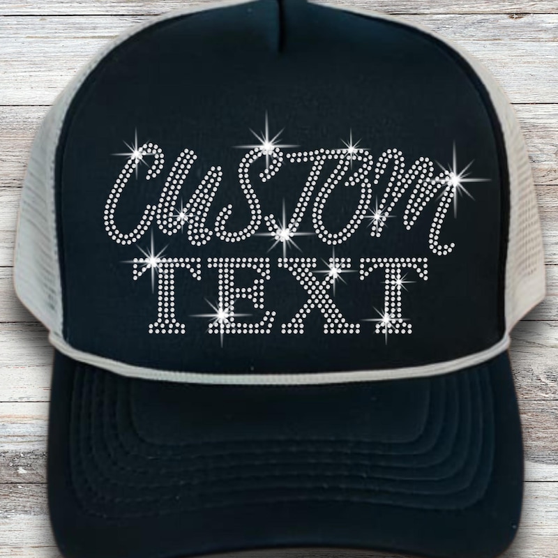 Custom Rhinestone Snapbacks - Etsy